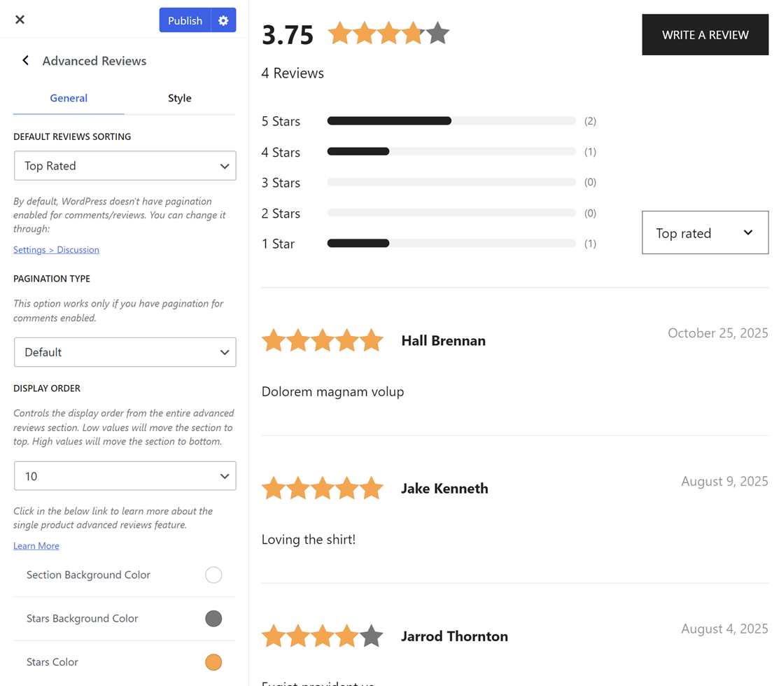 [PRO] Single Product Advanced Reviews - aThemes Knowledge Base