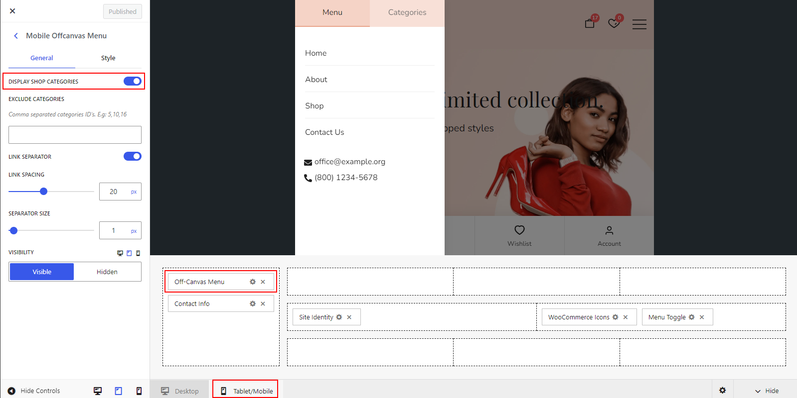 [Pro] Off-Canvas Product Category Navigation on Mobile/Tablet Devices ...